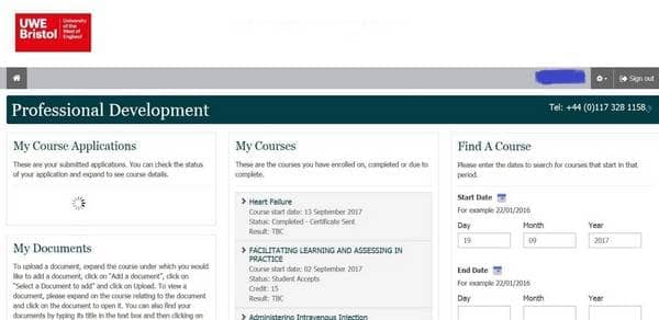 CPD portal FAQs - Login | UWE Bristol
